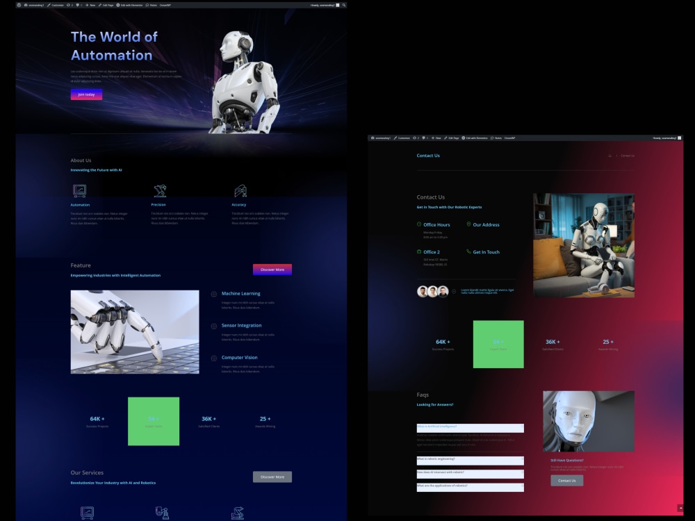 A luxurious & organized & modern website which can attract your ...