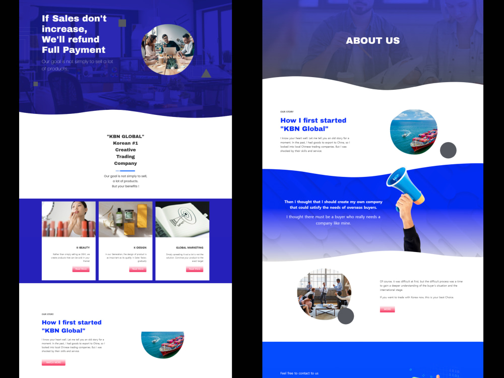 A luxurious & organized & modern website which can attract your ...