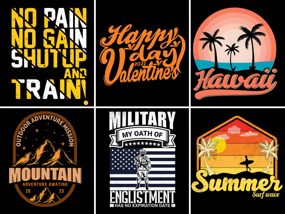 Graphic t-shirt design and Custom t-shirt design | Upwork