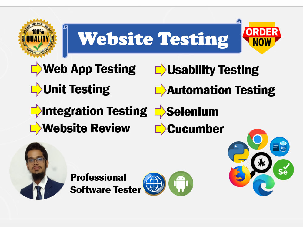 Get Qa Testing And Website Review For Your Website Upwork