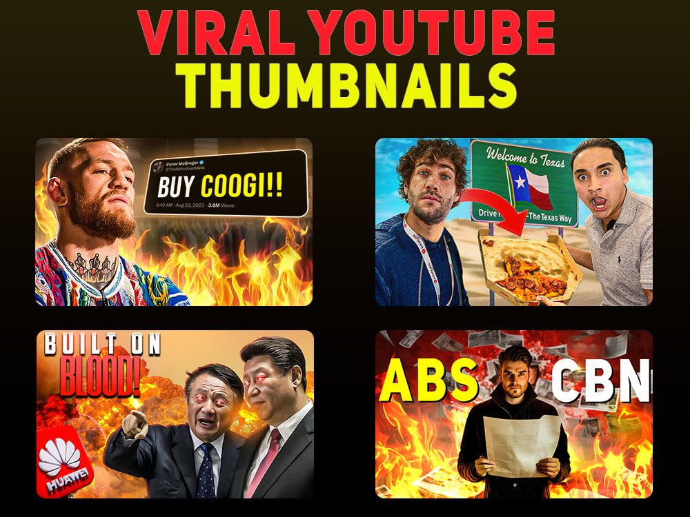 Unique Youtube Thumbnail | Thumbnail Designer | Upwork