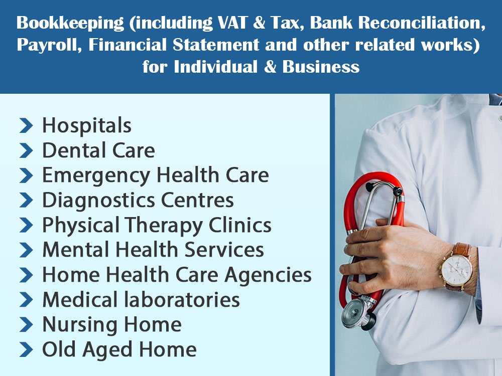 Bookkeeping for Medical & Health Industry | Upwork