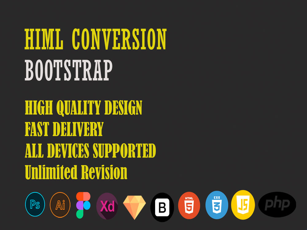 PSD| Figma| XD| Sketch| AI to Website Responsive HTML| CSS| JS| jQuery | Upwork