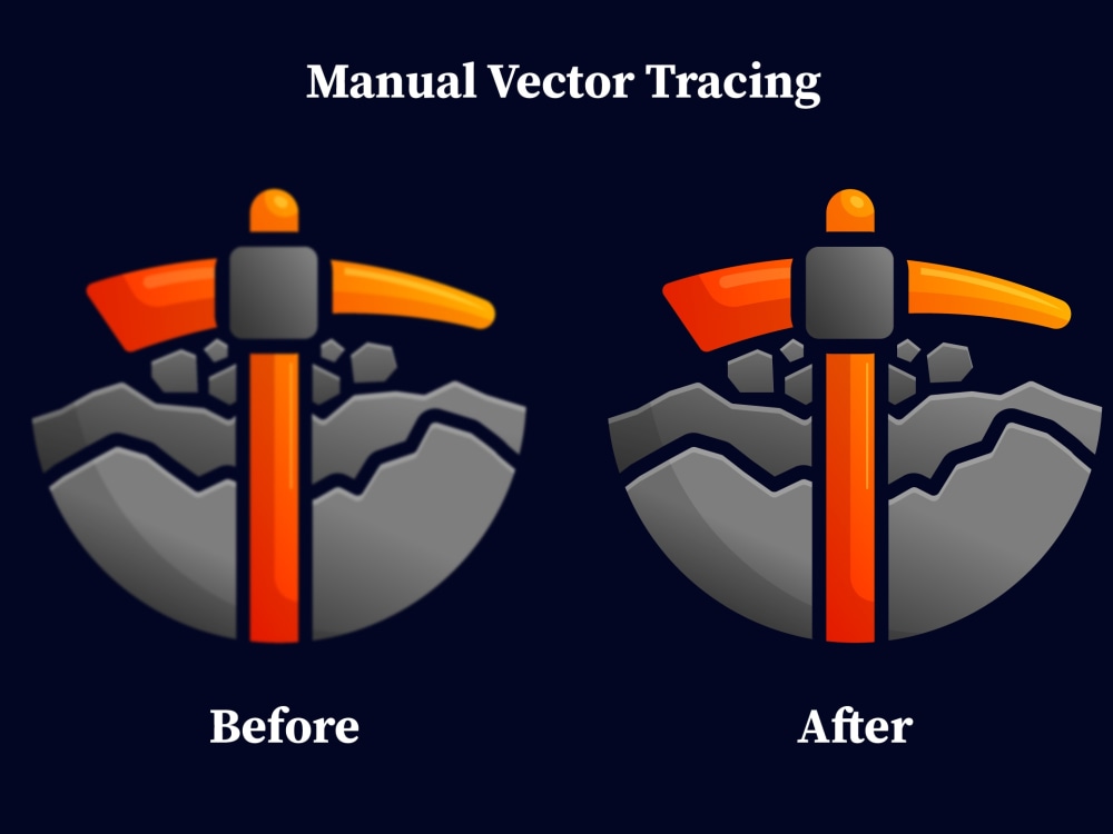 your logos converted from low resolution to high resolution. | Upwork