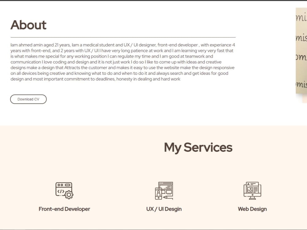 Web Application Front End Developer | Upwork