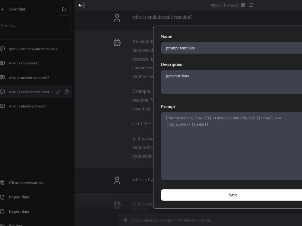 Retrieval augmented chatbot backend and UI fully opensource (llama2) | Upwork