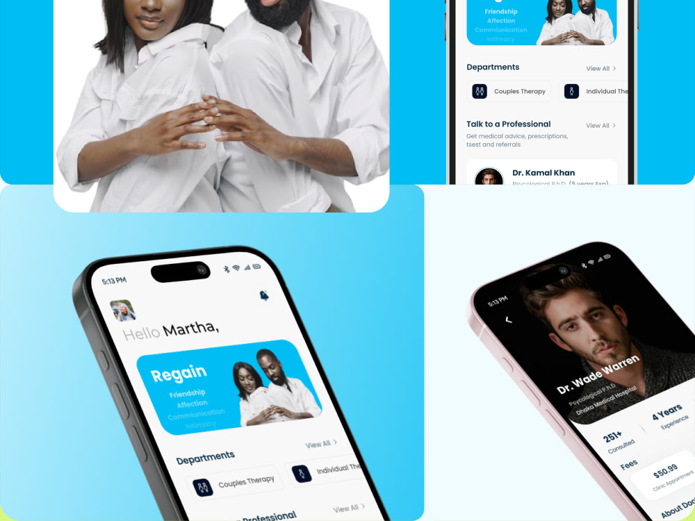 Health & Wellness Mobile App UI/UX Design on Figma with Holistic ...