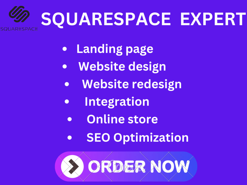 Squarespace website design, squarespace landing page | Upwork