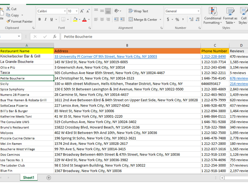 Excel data entry, covert pdf to excel, copy-paste, typing and web research | Upwork