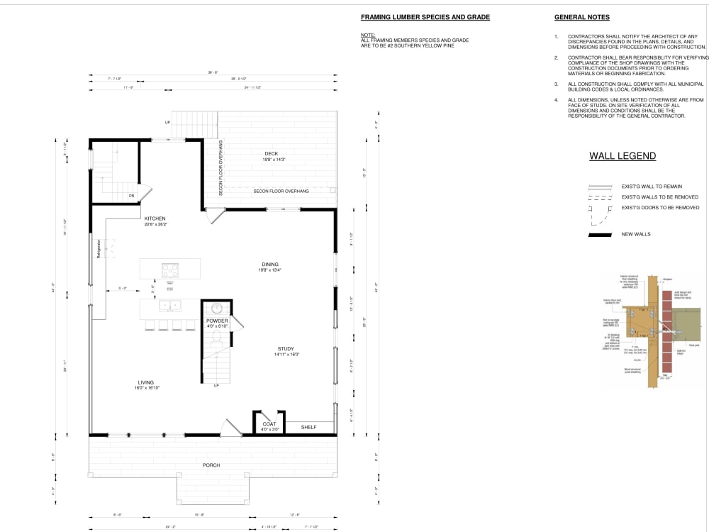 Custom made building permit drawings for your house - US | Upwork