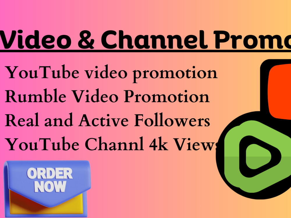 Rumble channel promotion, rumble video marketing, 4k watch hour ...