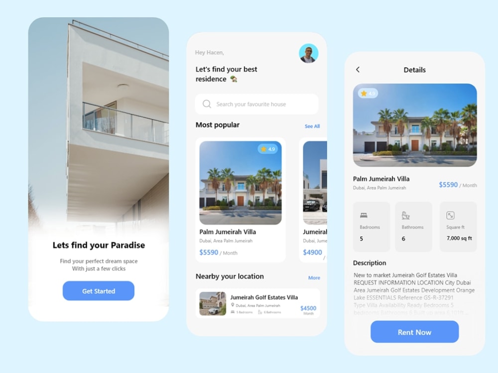 A modern mobile app design | Upwork