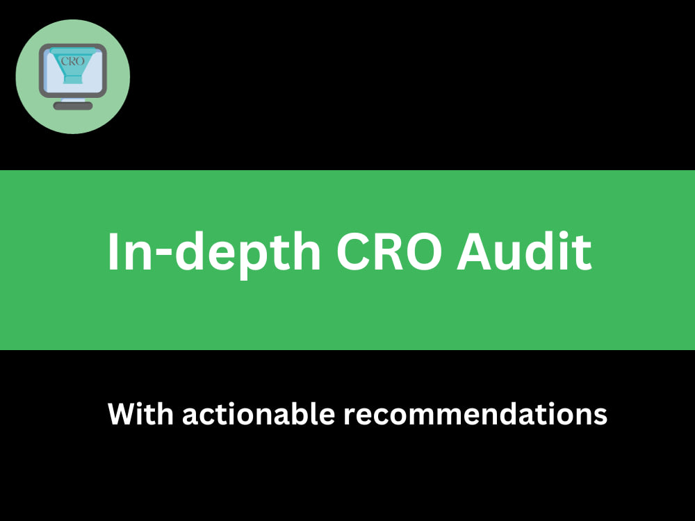 An in-depth conversation rate optimisation (CRO) audit | Upwork