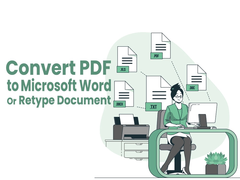Convert PDF to Microsoft Word or Retype Documents | Upwork