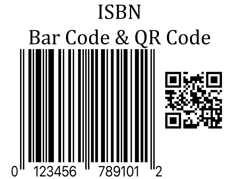 ISBN for Book with Barcodes & QR Codes (Scan Now) - Lifetime Validity ...