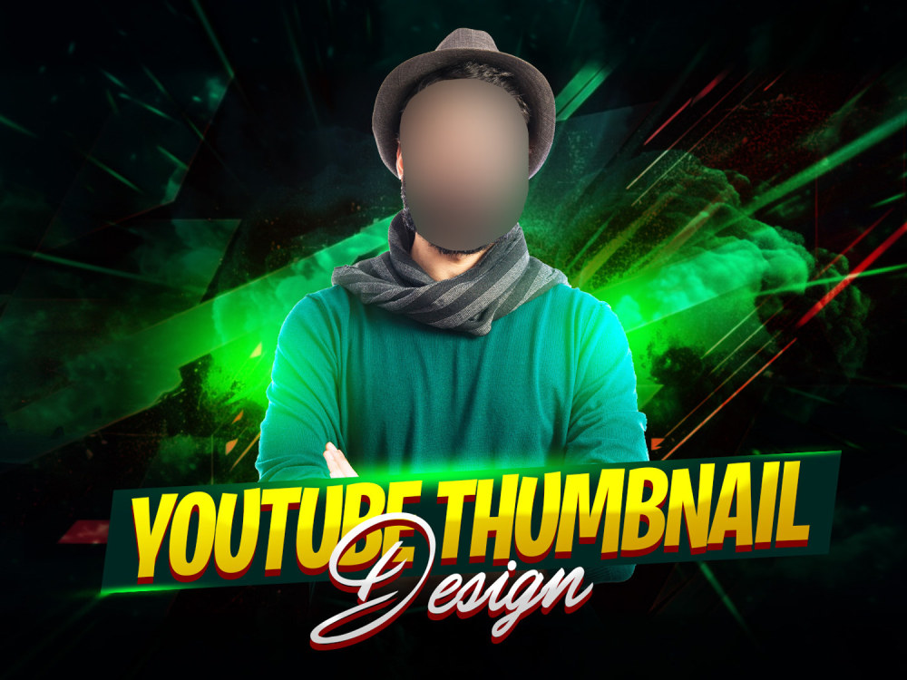 Thumbnail with Glow effect designs for YouTube that will attract ...