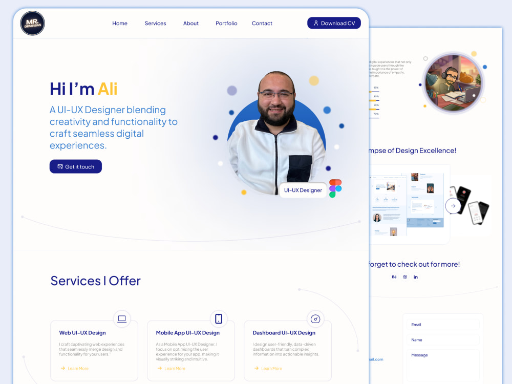 Sleek Web & Mobile App UI-UX Design | Upwork