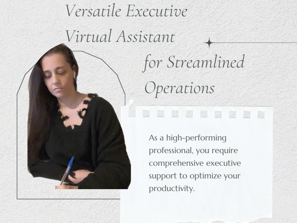 Dynamic Executive Virtual Assistant for High-Performing Professionals ...