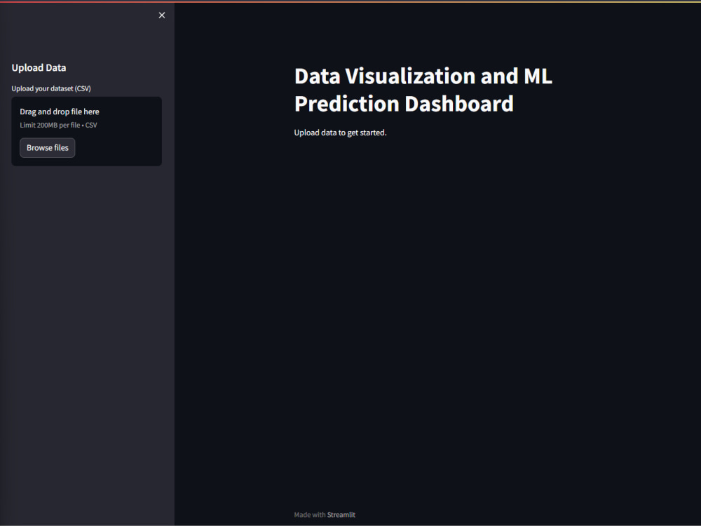 A beautiful platform for data visualization and machine learning | Upwork