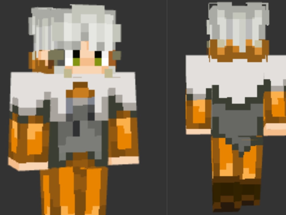 A custom-made Minecraft Skin for 5 dollars. (Java edition) | Upwork