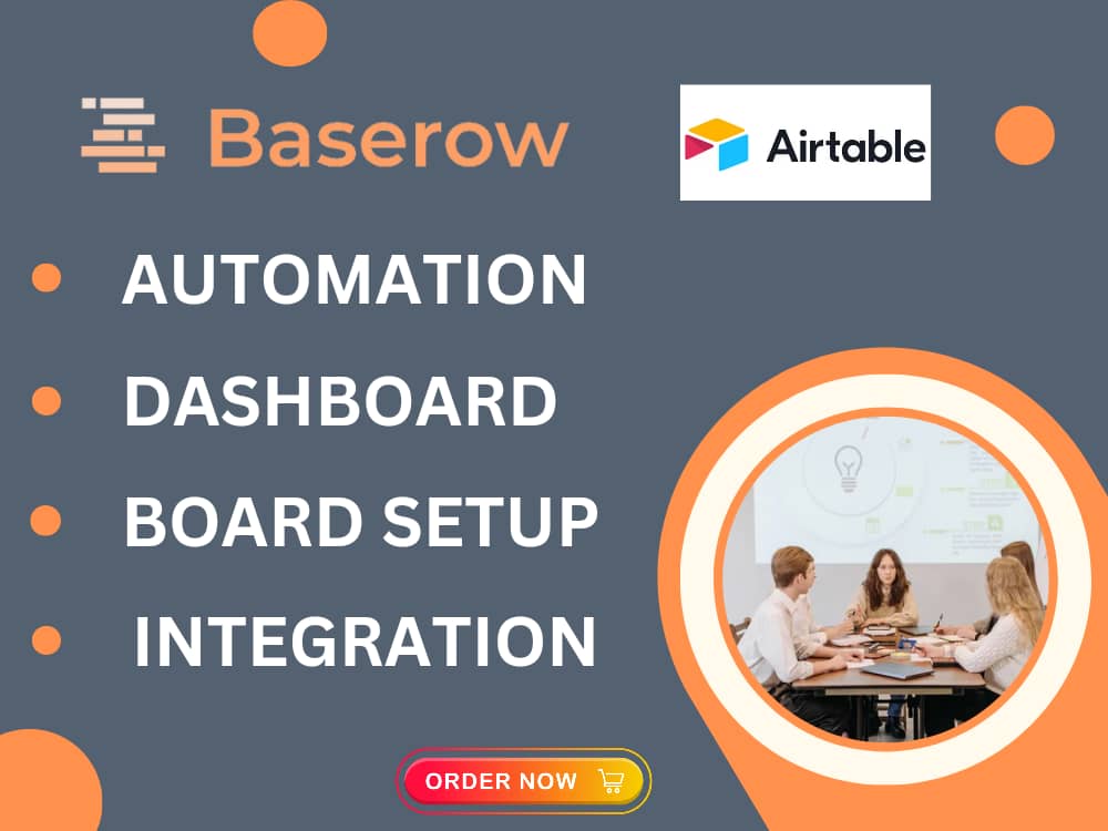 Setup baserow workspace dashboard automation database baserow | Upwork