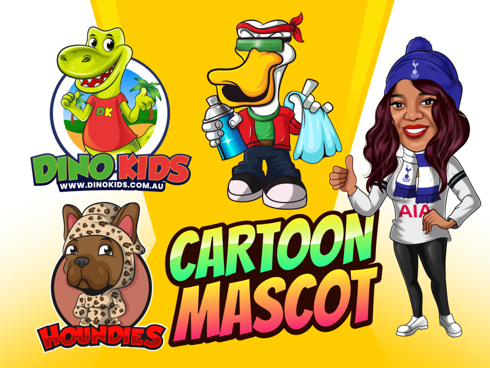 Cartoon Mascot Logo Design | Upwork