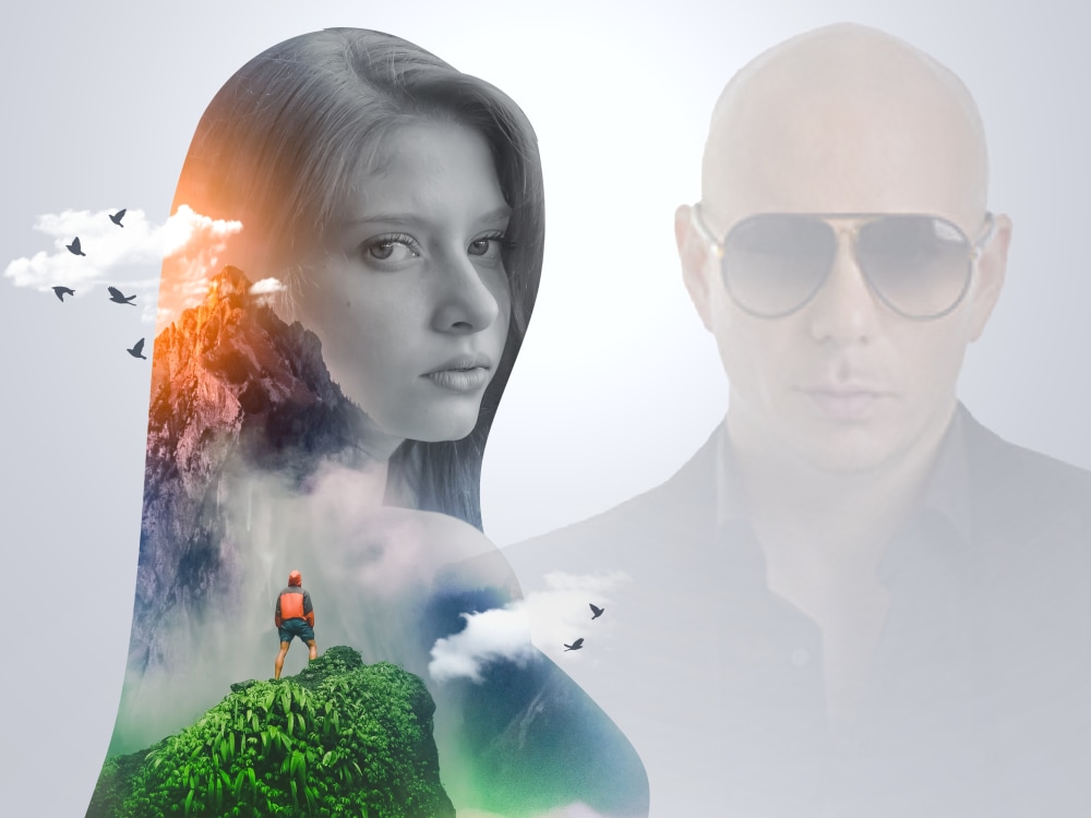 Double Exposure & Neon Photoshop Edits | Upwork