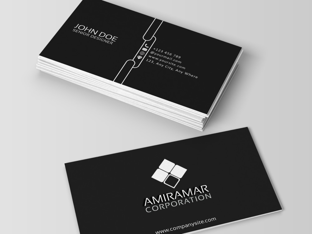 An elegant,fancy business card template | Upwork