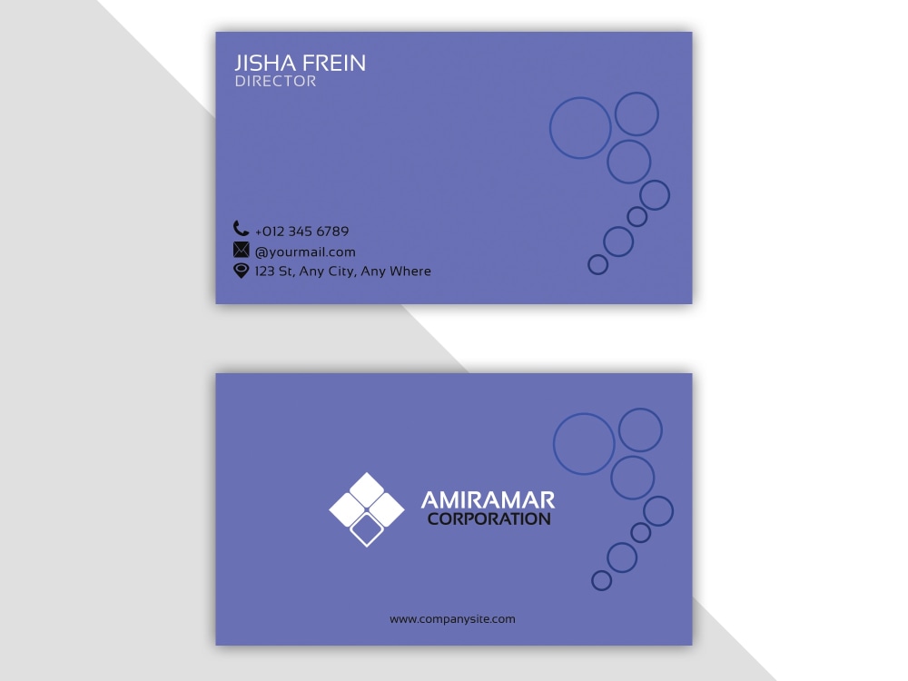 An elegant,fancy business card template | Upwork