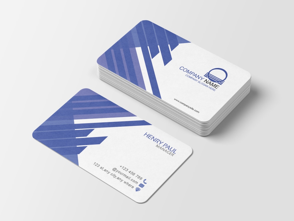 An elegant,fancy business card template | Upwork