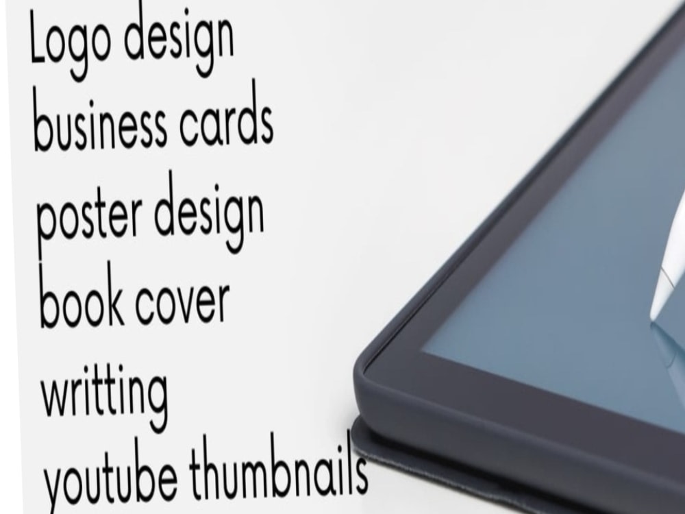 Designs, thumbnail design, poster designing logo design, business cards ...