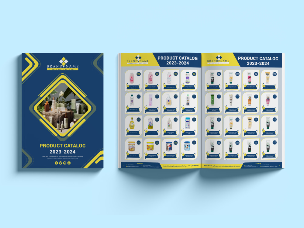 Professional product catalog, catalog design and brochure design | Upwork