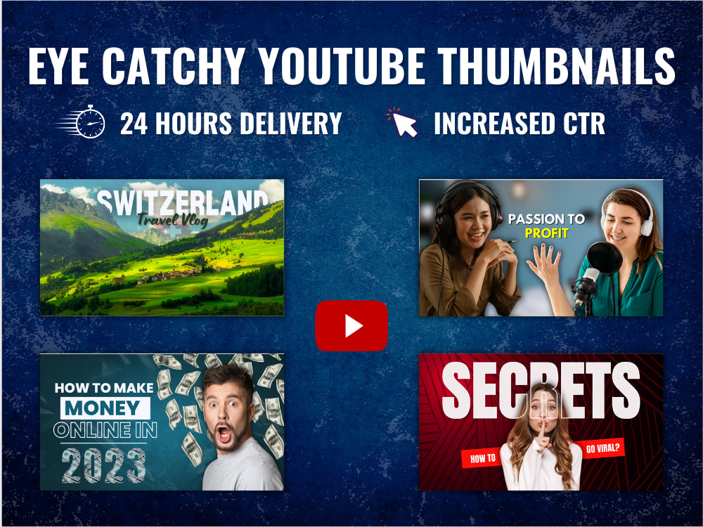 Eye-Catchy and Click-Worthy Youtube Thumbnail Design | Upwork