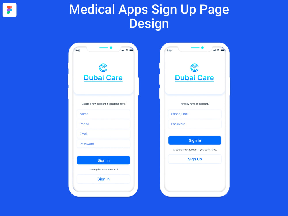 UI UX design for medical, social, educational and healthcare figma apps ...