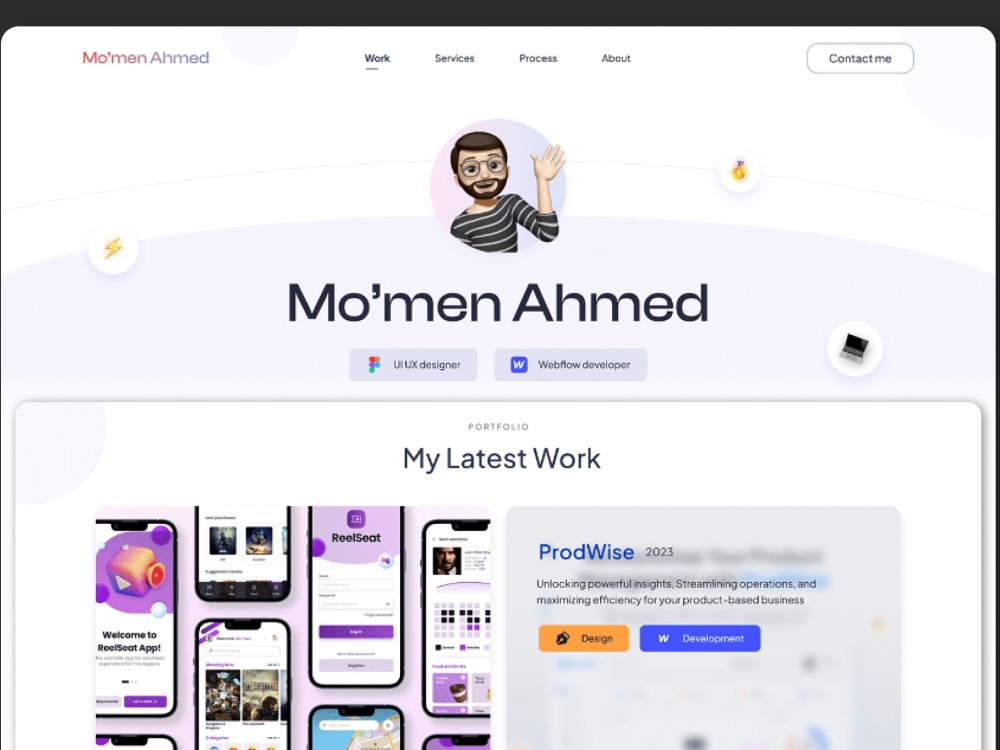 A portfolio website, resume website, HTML CSS tailwind, javascript | Upwork
