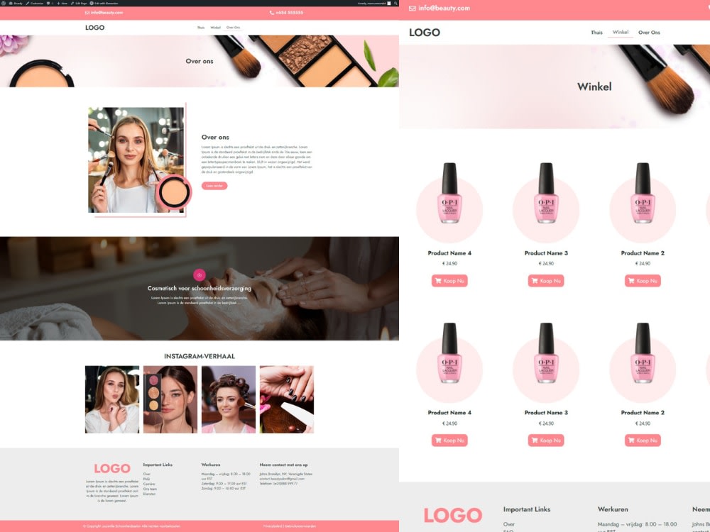 Modern WordPress website design or I can redesign any website | Upwork