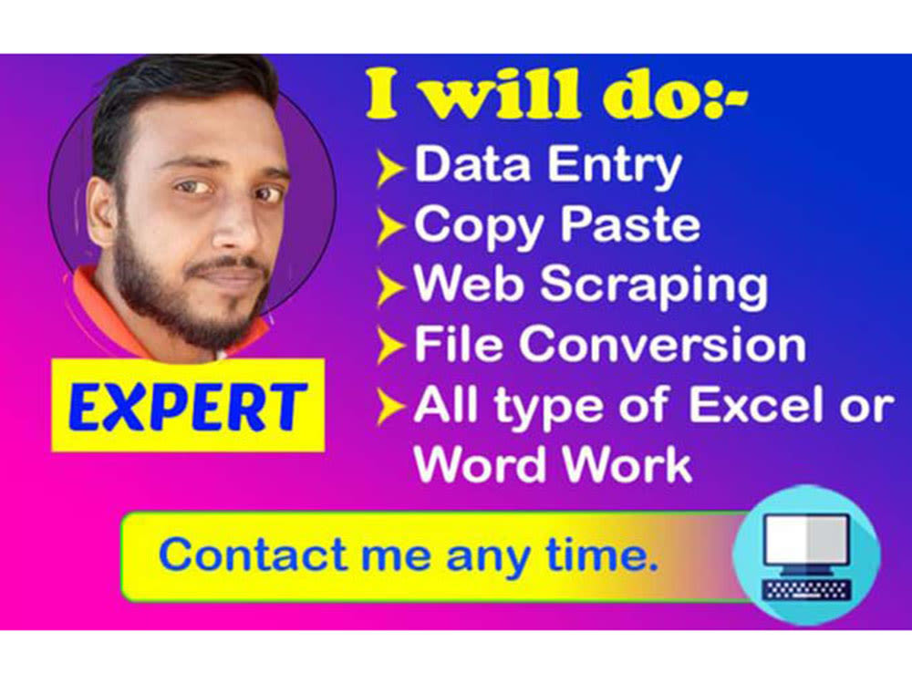 Excel data entry, data entry, PDF to excel data entry | Upwork