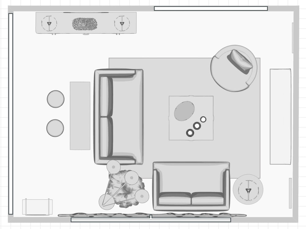 A well-designed floor plan for the best placement of your furniture ...
