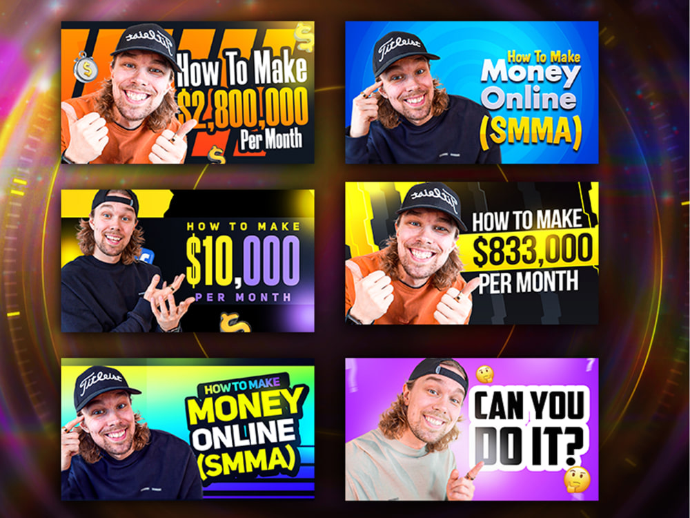 Design view boosting youtube thumbnail in 24hrs | Upwork