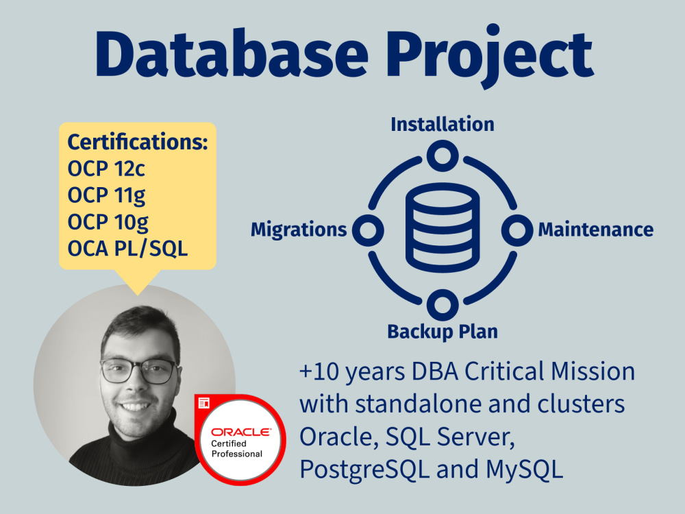 Help you with your database project | Upwork