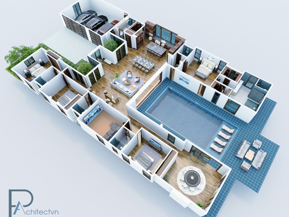 Renderings 3d floor plan create by Sketchup | Upwork
