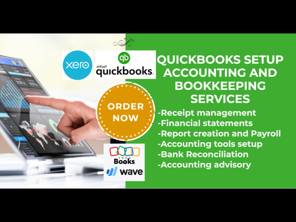 Books Setup Cleanup Bookkeeping With Quickbooks Online Xero Zoho