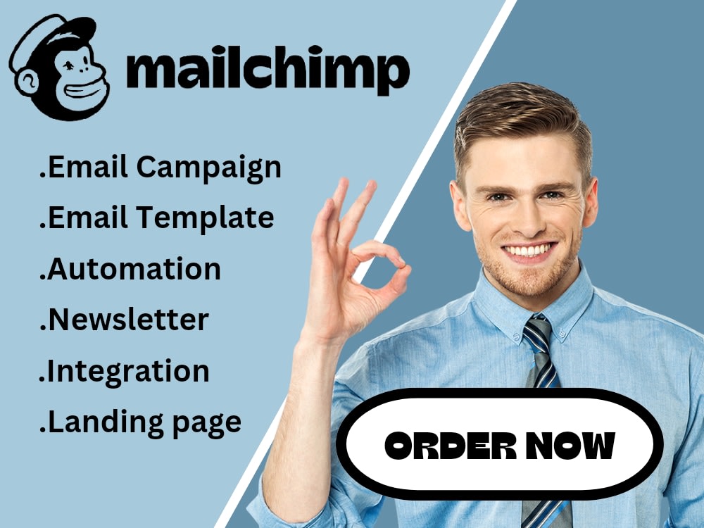 Mailchimp landing page, mailchimp email template, mailchimp automation ...