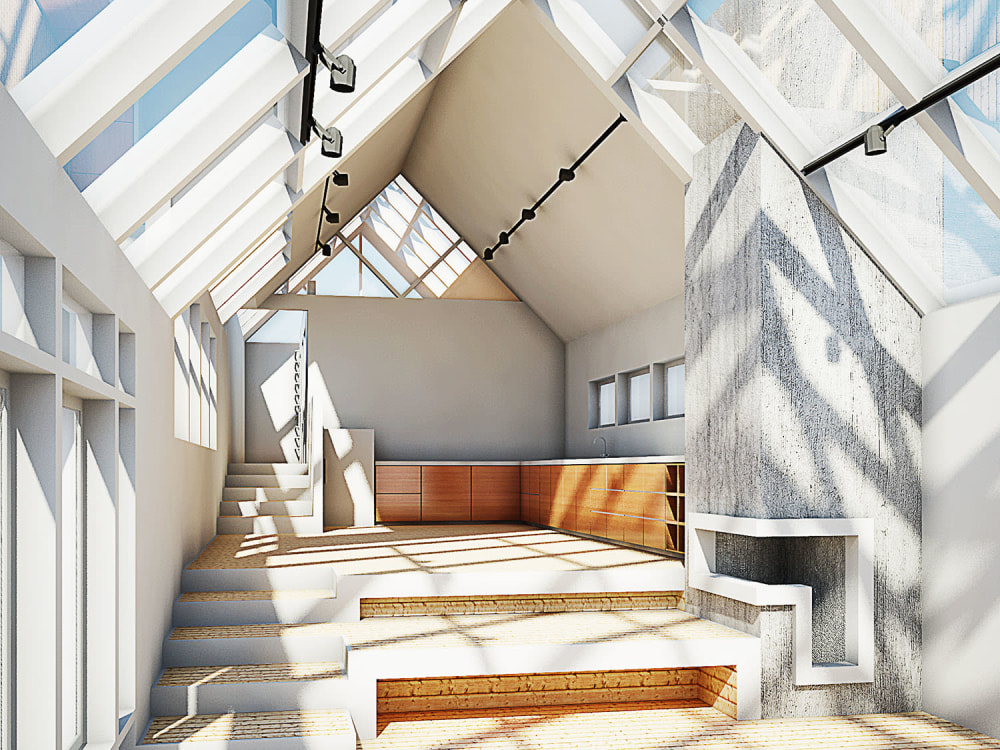 A realistic interior architectural rendering. | Upwork