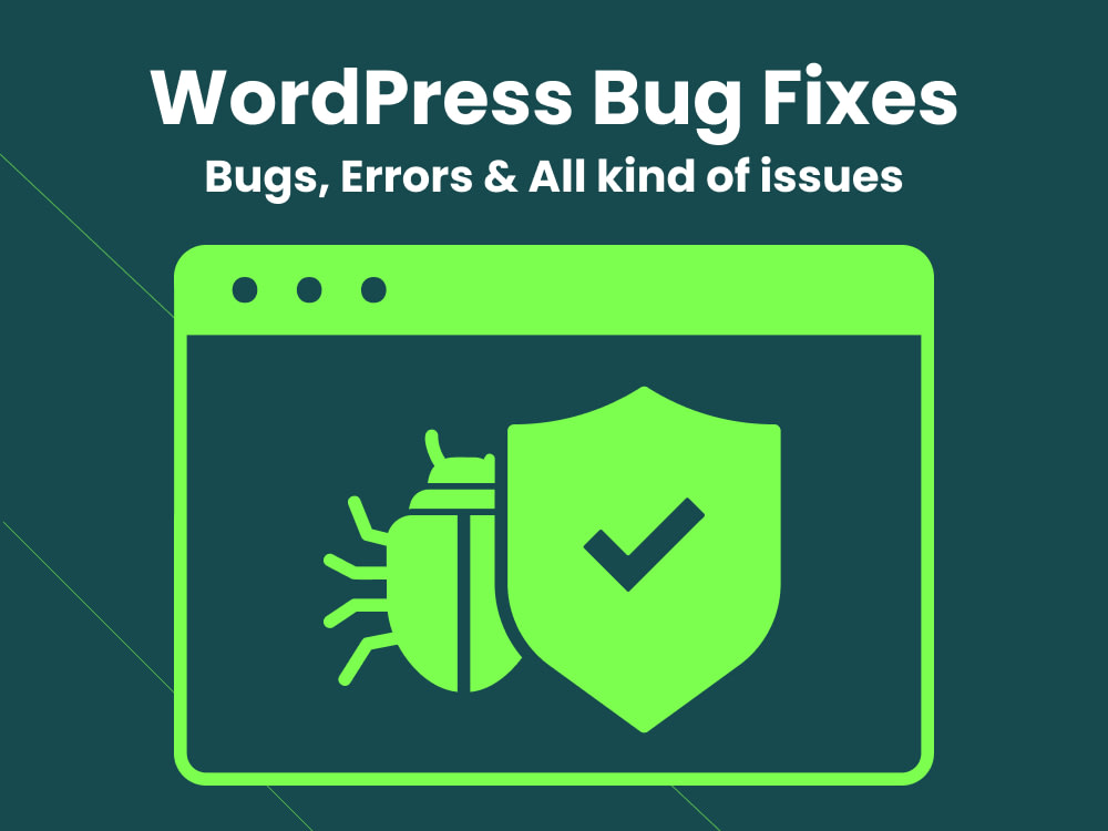 WordPress Website Bug Fixes, Error Fixes, and Solutions for Theme ... WordPress Website Bug Fixes, Error Fixes, and Solutions for Theme ...