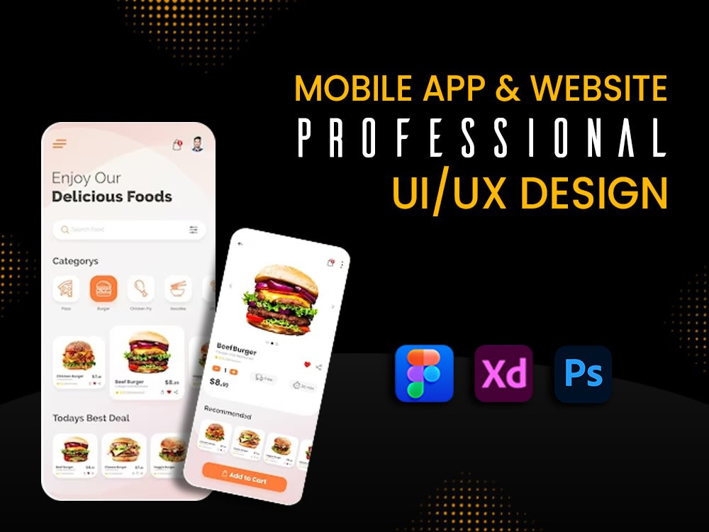 Customized UI/UX design for your Android and iOS website and mobile app. | Upwork