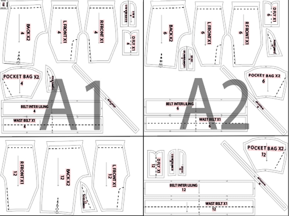 Any kind of sewing pattern and grading and converting pdf file | Upwork