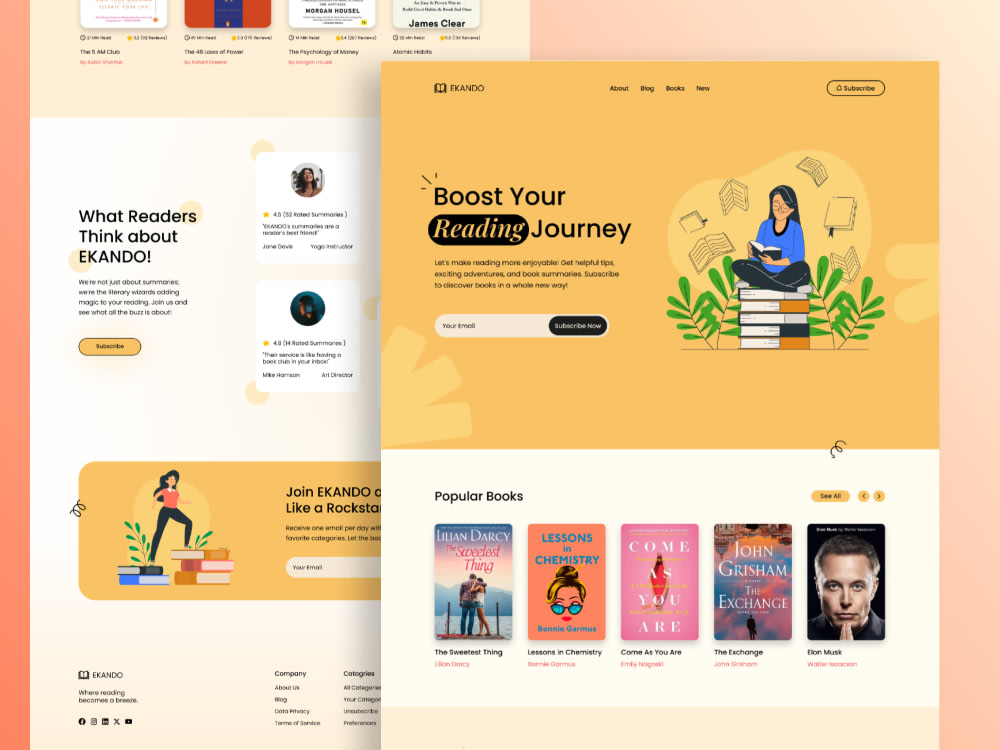 Responsive Website Landing Page UI UX Design in Figma | Upwork