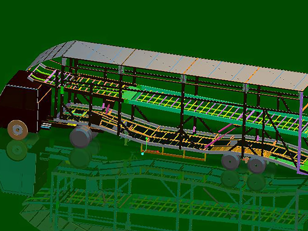 Truck trailer 3d design , 3d cad , 2d cad drawings | Upwork