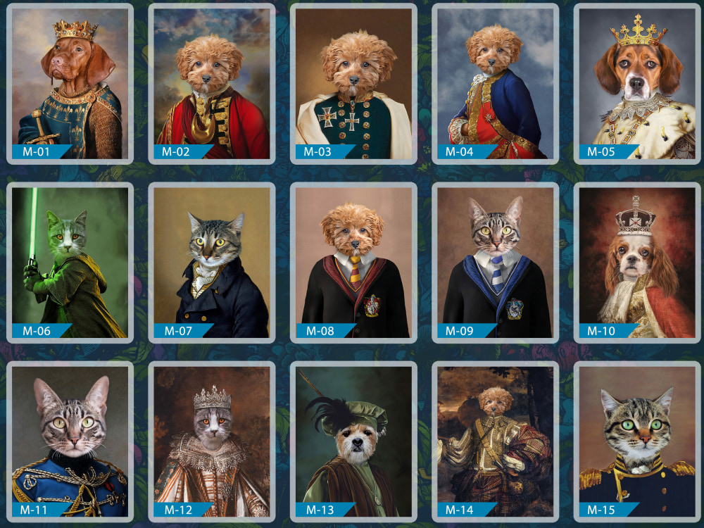 The Renaissance style pet portrait | Upwork